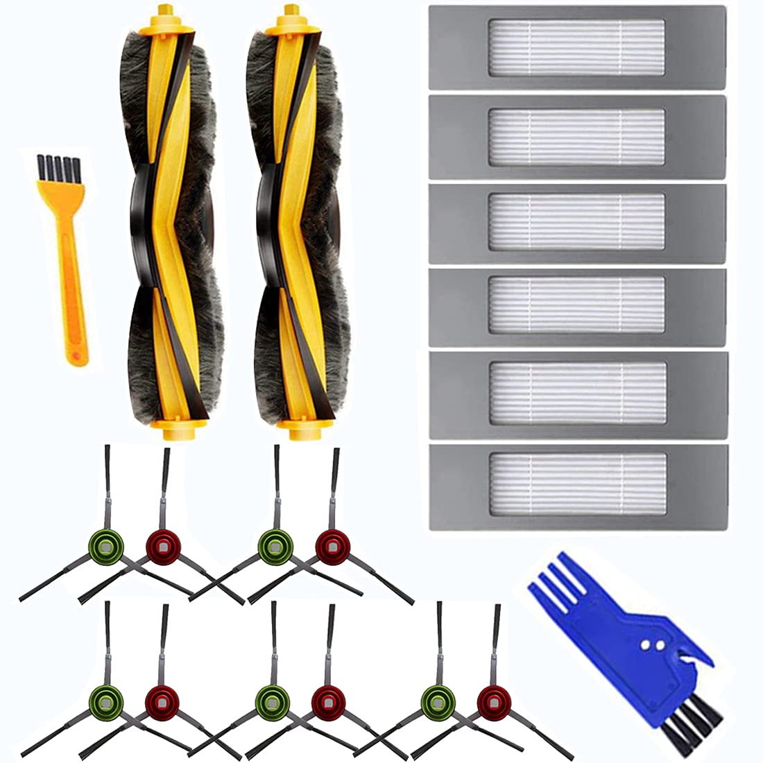 Electropan Accessories for DEEBOT OZMO 920/950/T5/T8/T8 AIVI/T8 Max/N7/N8+/N8 Pro/N8 Pro Plus/T9+/N10 Plus/Yeedi Vac 2 Pro/Vac/Vac Max/Vac Station Robot Vacuum Deebot T8 Replacement Parts