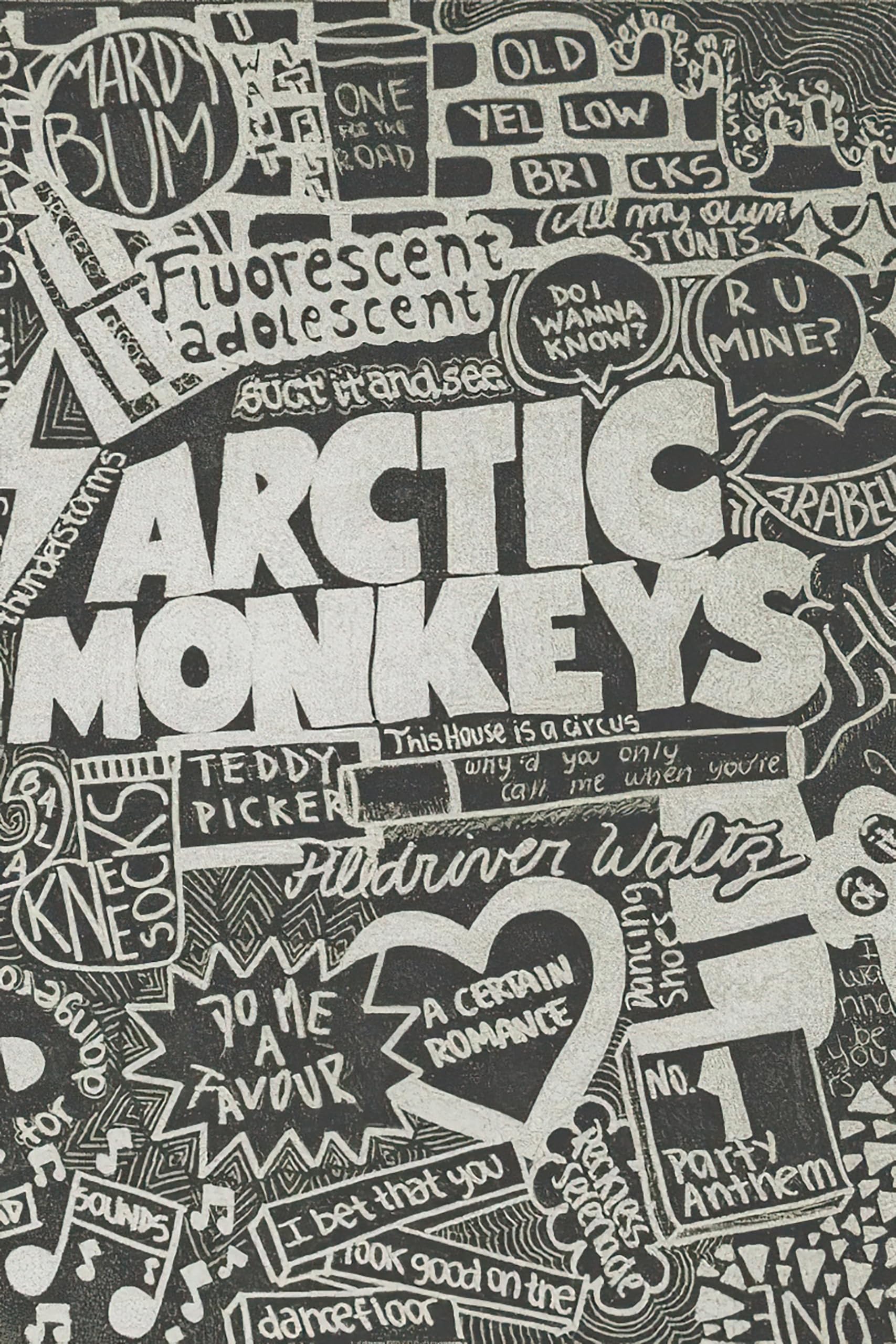 Arctic Monkeys Canvas Art - Vintage Poster, 12x18inch (30x45cm), Modern Family Bedroom Decor