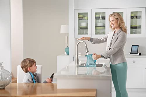 Moen Arbor Spot Resist Stainless Motionsense Two-Sensor Touchless Kitchen Faucet Featuring Power Clean, One-Handle Kitchen Sink Faucets with Pull Down Spray Head, 7594ESRS