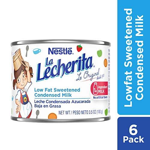 Nestle La Lecherita Lowfat Sweetened Condensed Milk, 3.5 Ounce (Pack of 6)