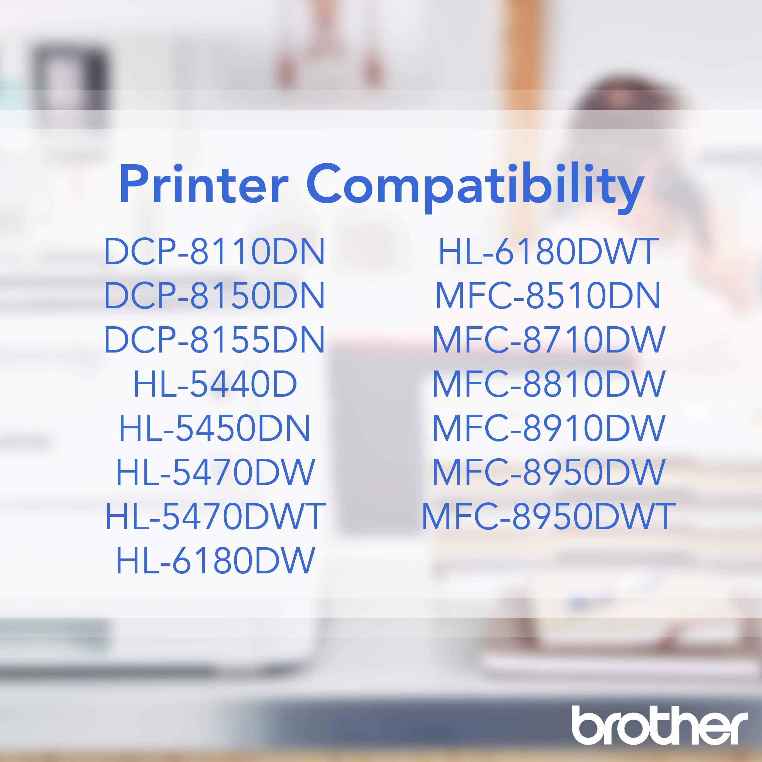Brother Genuine High-Yield Black Toner Cartridge Twin Pack TN750 2PK (TN7502PK)