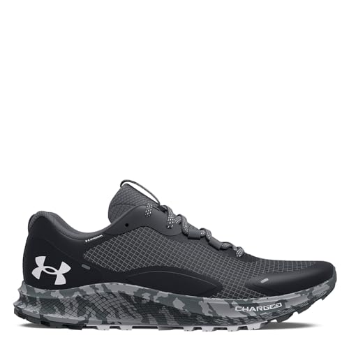 Under Armour Men's Charged Bandit 2 SP, Black/White, 7 Medium US