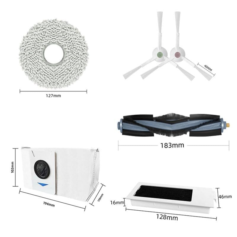 CGYGP Replacement Parts for ECOVACS Deebot T20 omni/PRO/MAX T20 Pro/Max Plus Vacuum Cleaner Accessories