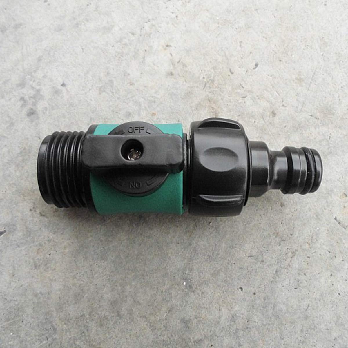 JUSONEY Shut Off Valve, Water Hose Turn Off Valve Garden Hose Connector Set with Rubber Gaskets (12PCS)+Leak-Free Ball Valve (6PCS) Standard 3/4" Thread