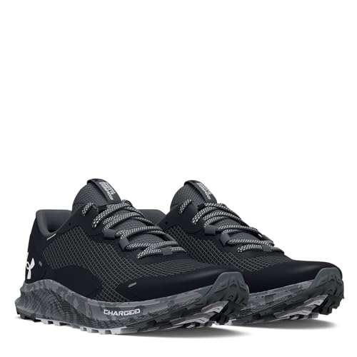 Under Armour Men's Charged Bandit 2 SP, Black/White, 7 Medium US