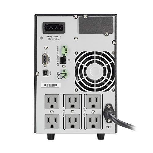 Eaton 9SX1500 1500 VA 9SX 120V Tower UPS - 1500 VA/1350 W - 100 V AC, 110 V AC, 120 V AC, 125 V AC - 5.90 Minute Stand-by Time - Tower - 6 x NEMA 5-15R