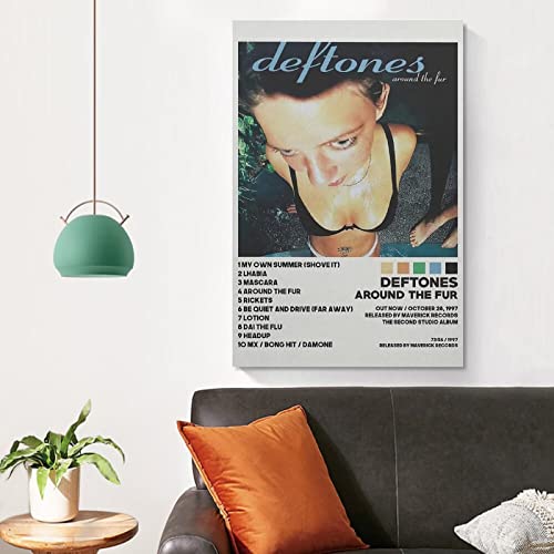 SIPMAN Deftones Around The Fur Canvas Print Home Decorations Posters for Room Aesthetic Wall Art Poster Unframe 12x18inch(30x45cm)