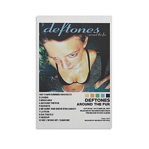 SIPMAN Deftones Around The Fur Canvas Print Home Decorations Posters for Room Aesthetic Wall Art Poster Unframe 12x18inch(30x45cm)