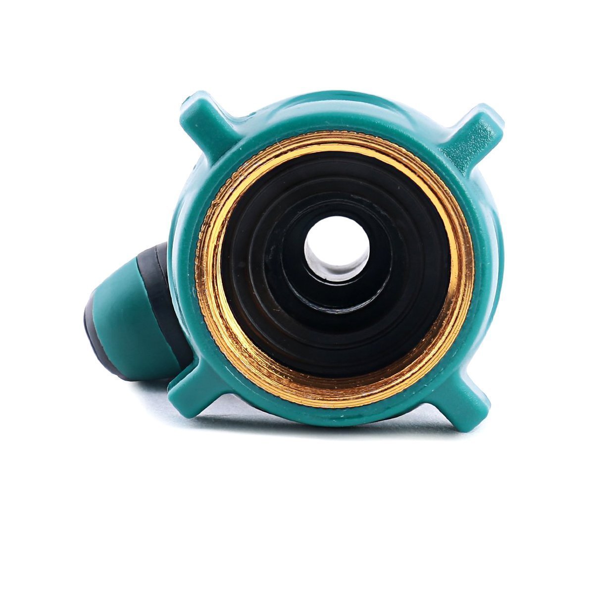 Wocst Garden Hose Splitter Water-pipe metal valves,Arthritis Friendly Fitting Shut Off Ball Valve Connector