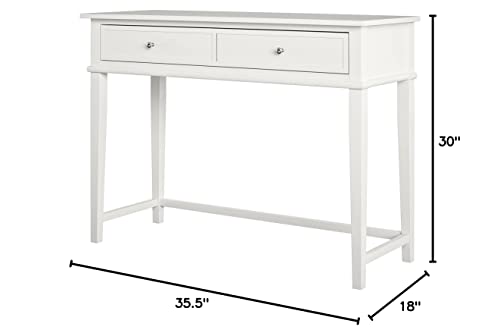 Ameriwood Home Franklin Writing Desk, Soft White