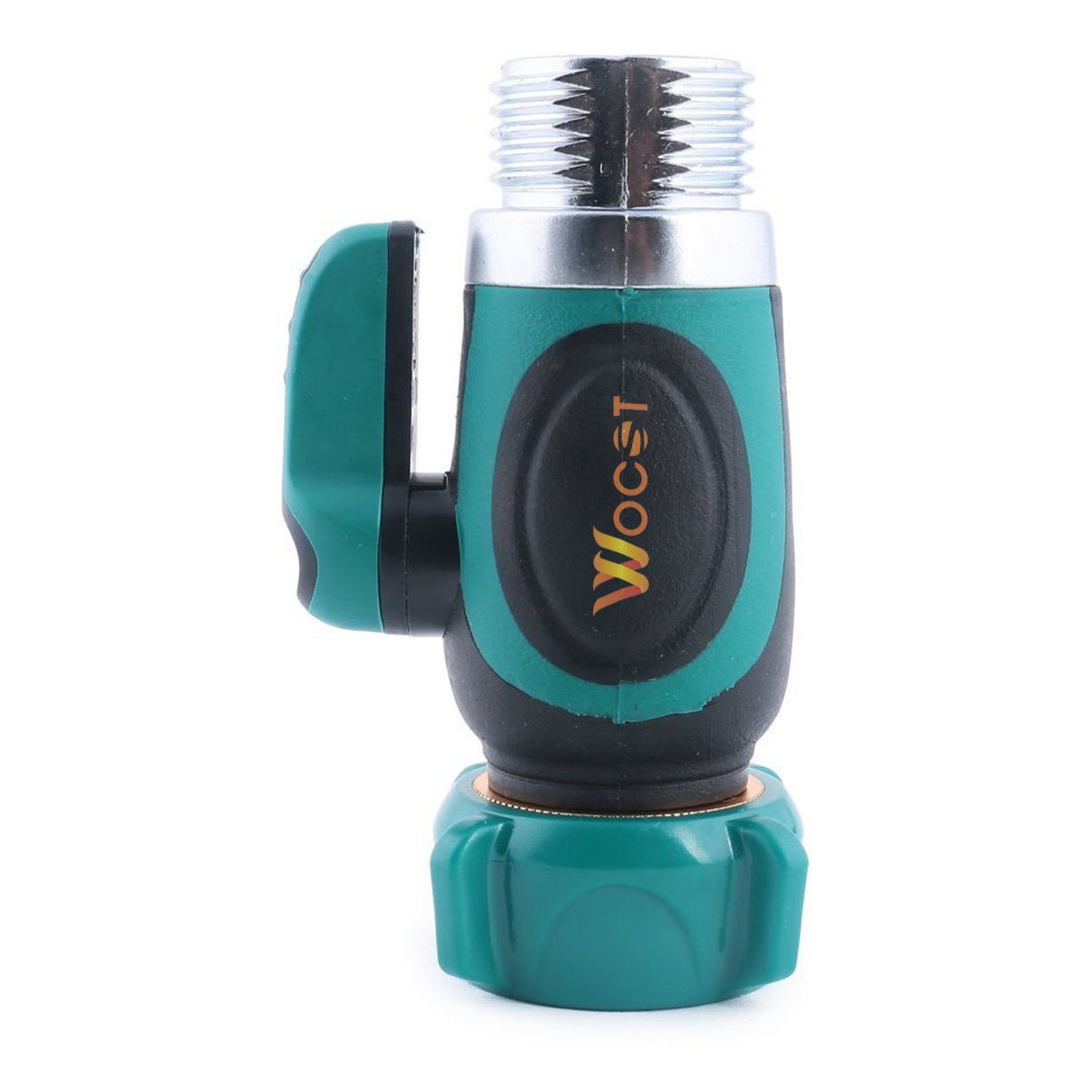 Wocst Garden Hose Splitter Water-pipe metal valves,Arthritis Friendly Fitting Shut Off Ball Valve Connector