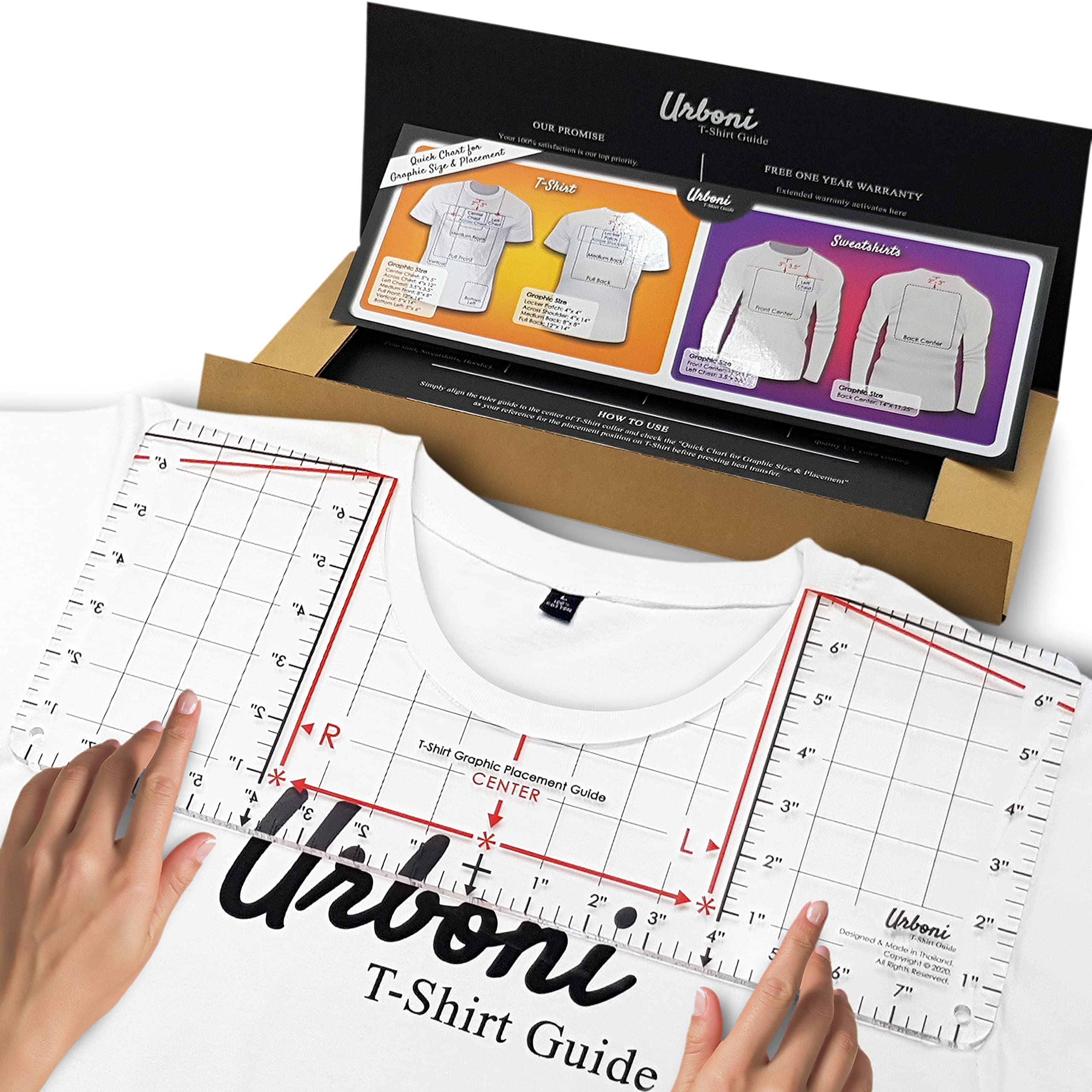 Tshirt Ruler Guide for Vinyl Alignment, T shirt Rulers to Center Designs, T shirt Ruler Alignment Tool Placement, Tshirt Guide Ruler Tool for Heat Press, Tee Shirt Ruler for Vinyl Alignment for Cricut