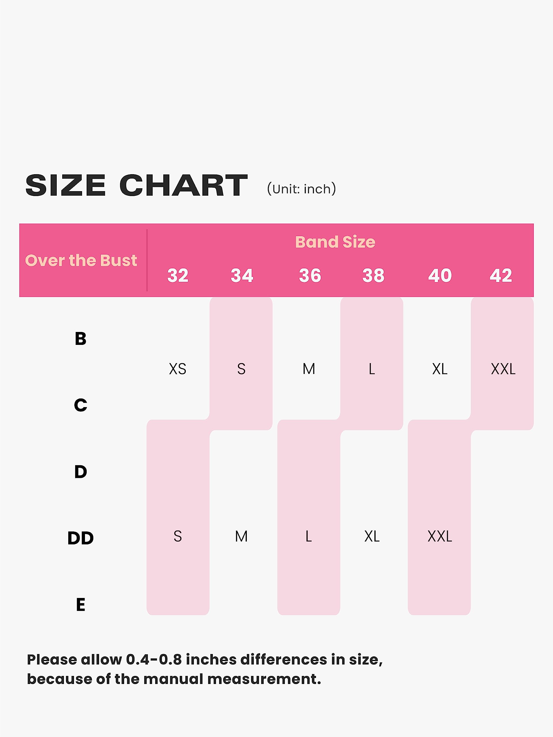 DOBREVA Women's Bralettes No Underwire Bras Support Padded Wireless Ribbed Seamless Bra Removable Pads Push Up Inserts Beige X-Large