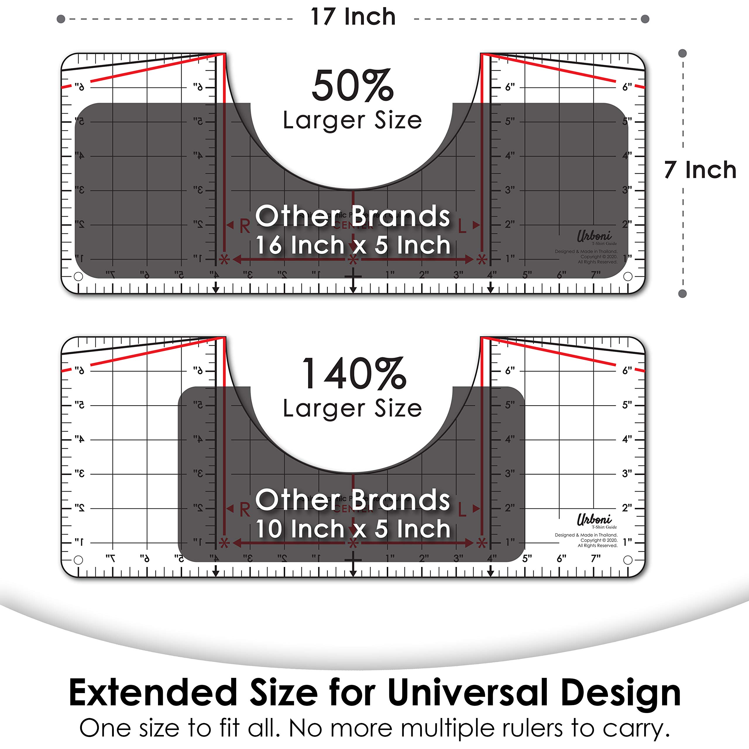 Tshirt Ruler Guide for Vinyl Alignment, T shirt Rulers to Center Designs, T shirt Ruler Alignment Tool Placement, Tshirt Guide Ruler Tool for Heat Press, Tee Shirt Ruler for Vinyl Alignment for Cricut
