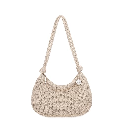 The Sak Josie Shoulder Bag in Crochet, Ecru