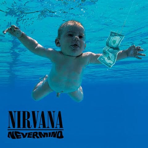Live It Up Nirvana Baby Swim Nevermind 12x18 inch Rolled Poster