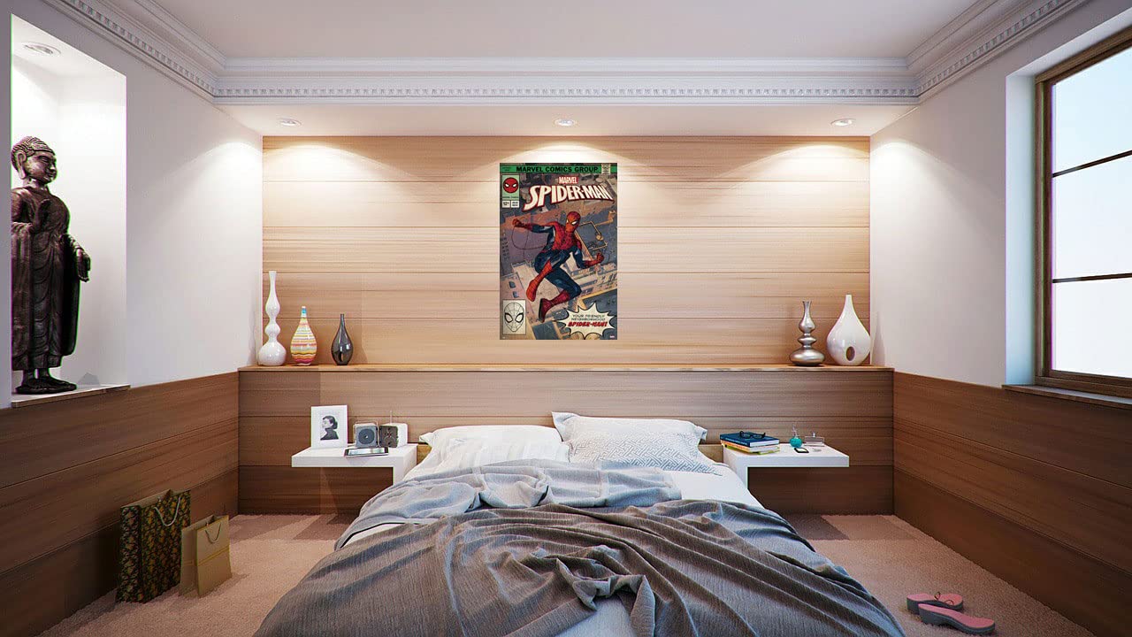Spider Man Comic Book Cover Poster, Size 24x36 (Spider-Man)