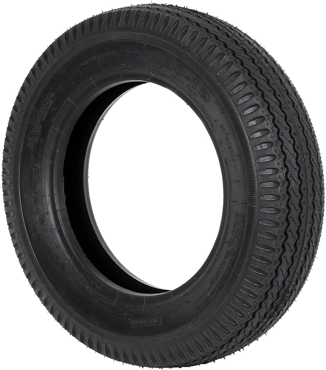 Hykolity 4.8-12 4.8x12 480-12 4.80-12 Trailer Tires, Load Range C, 6PR, Set of 2