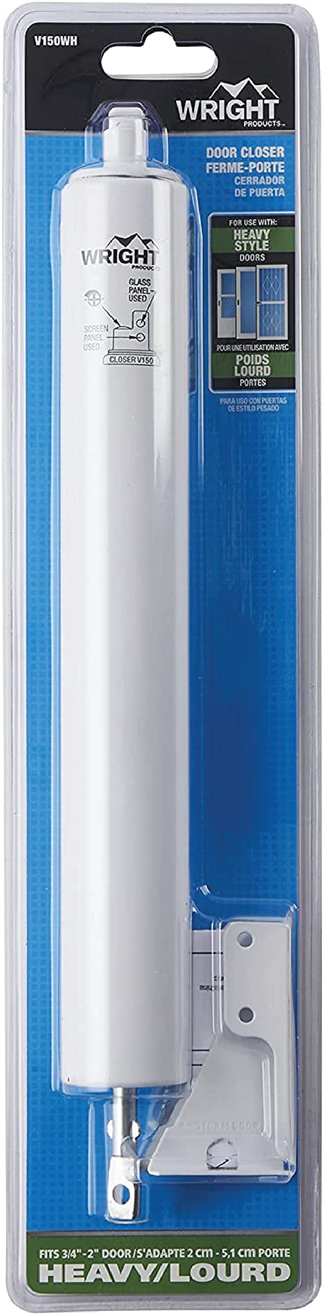 Wright Products V150WH Heavy Duty Pneumatic Closer, White