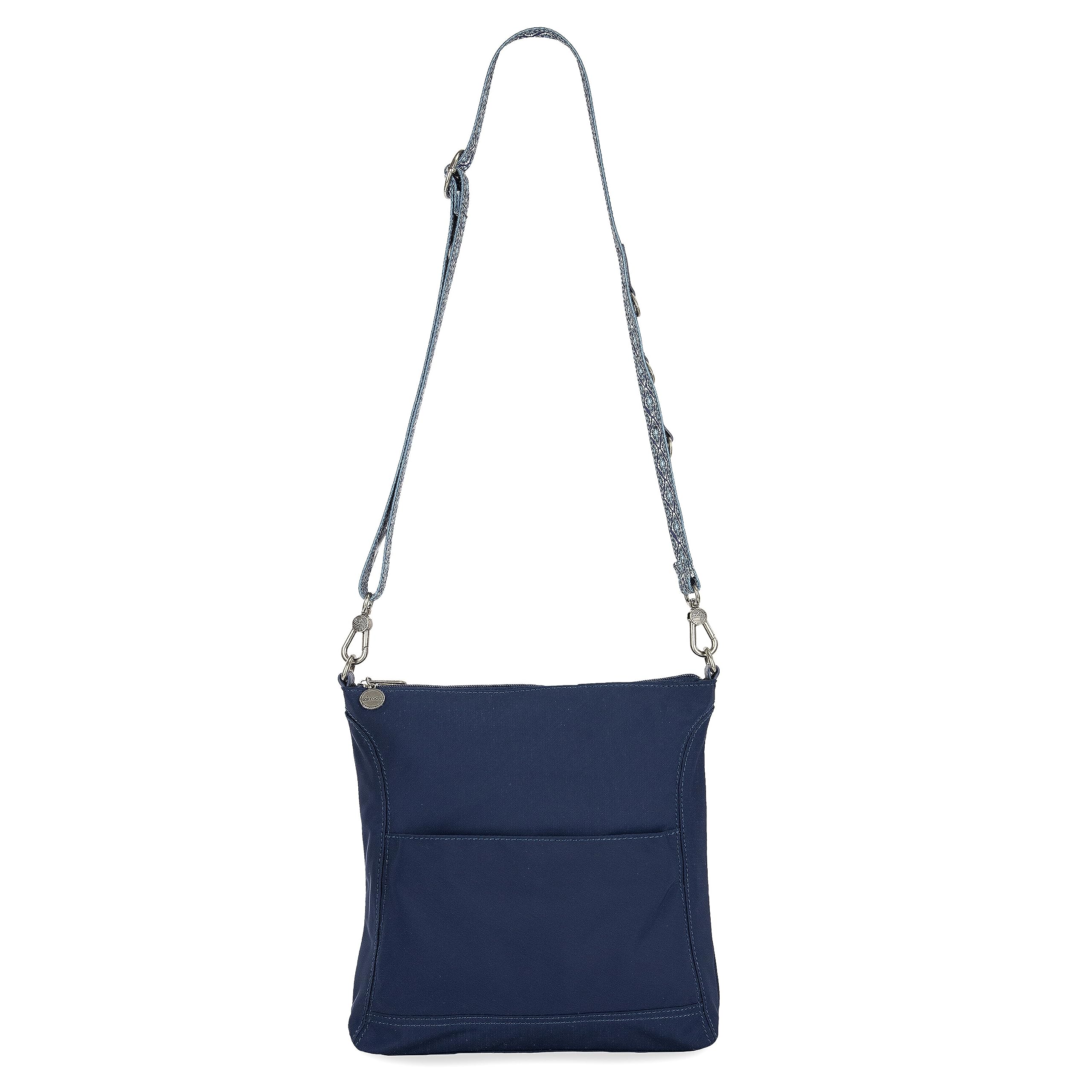 The Sak Lucia Crossbody in Eco Twill, Convertible Purse with Adjustable Strap, Dark Blue