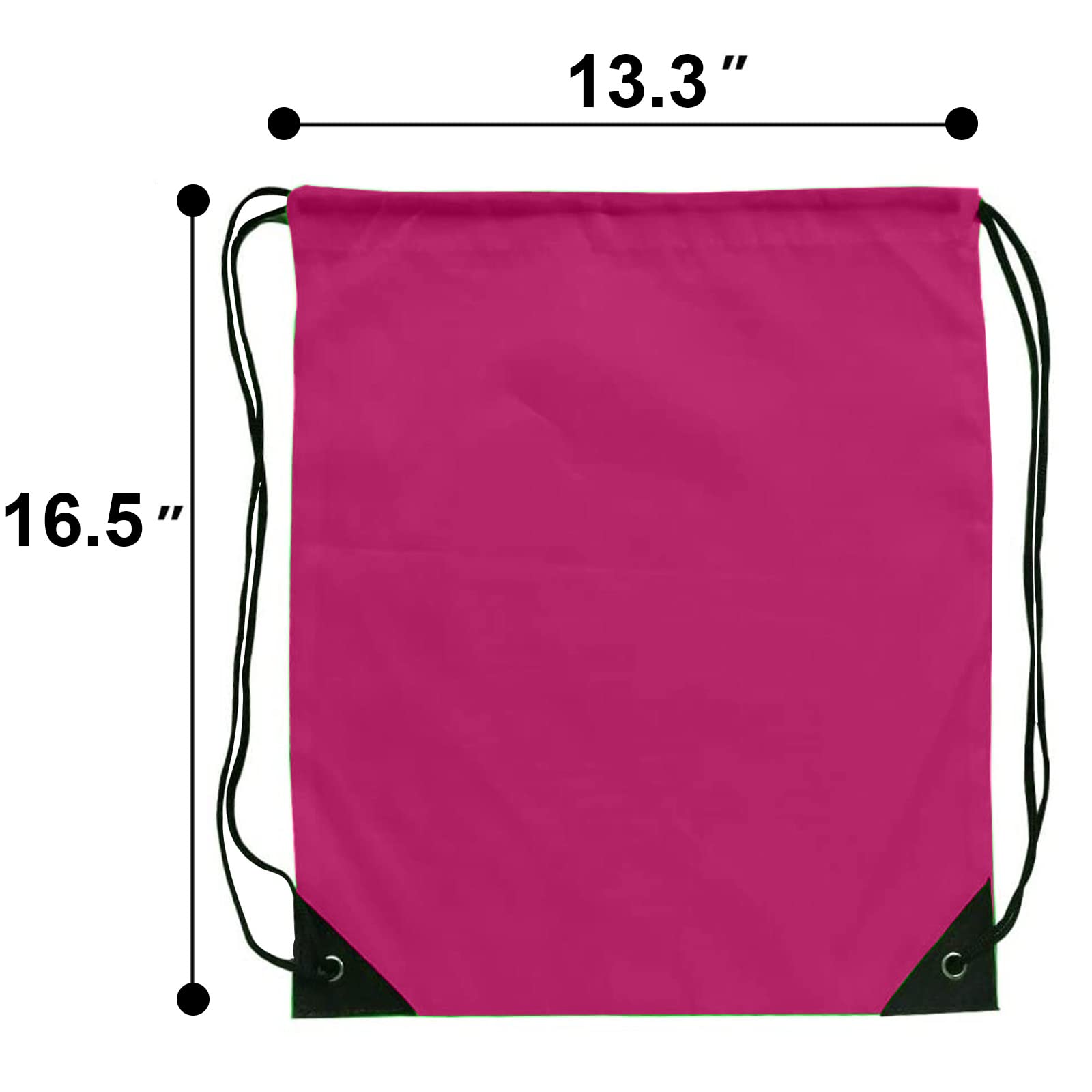 Grneric 28 Pcs Drawstring Backpack Bulk String backpack Drawstring Bags Cinch Sack Gym Sport Traveling String Bag for Men Women