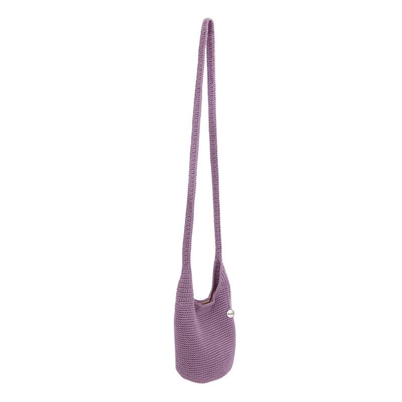 The Sak 121 Crossbody Bag in Crochet, Single Crossbody Strap, Heather
