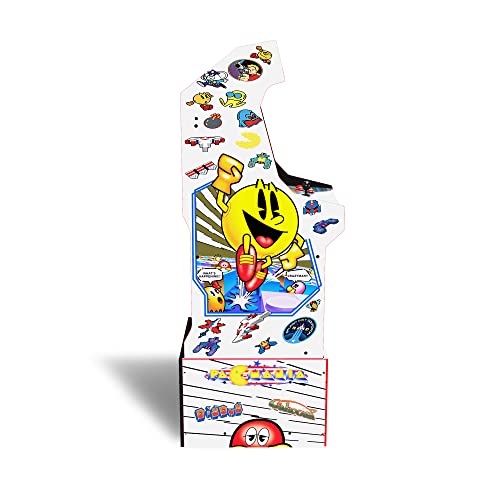 Arcade1Up PAC-Man Customizable Arcade Game Featuring PAC-Mania - Includes 14 Games & 100 Bonus Stickers