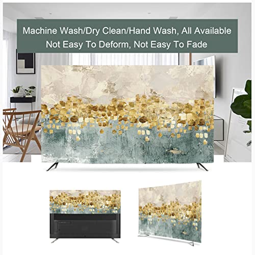 Screen Protector 32-86 Inch Indoor Universal TV Cover Dust Cover,Home TV Cover LCD TV Dustproof Cover for Desktop TV,LED Screen Monitor(Size:40 in)