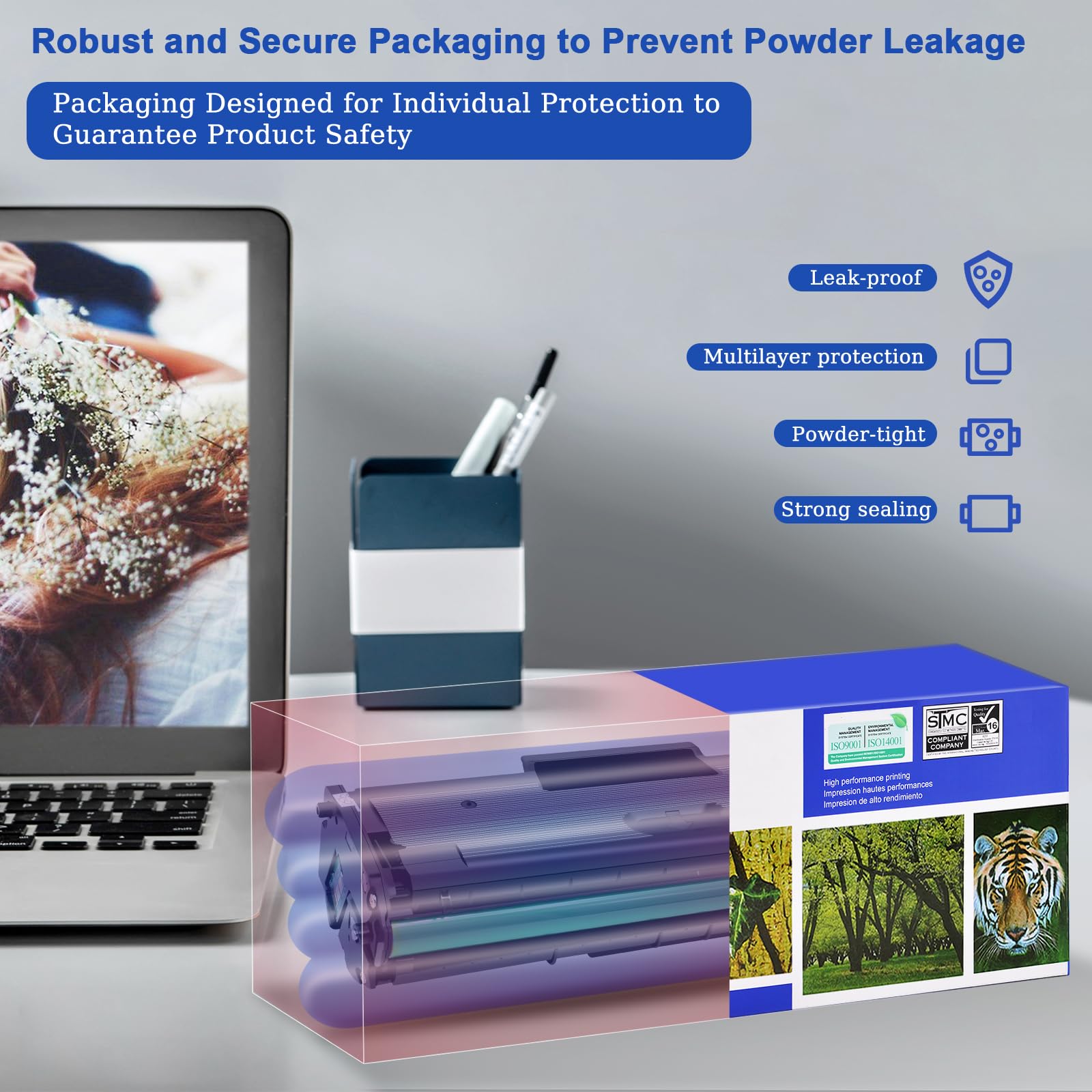 USUPERINK 2 PK Black Toner Cartridge Replacement Compatible for Samsung MLT-D101S MLTD101S to use with SCX-3405W ML-2165W SCX-3405FW ML-2161 ML-2166W ML-2160 ML-2165 SCX-3400F SCX-3401FH