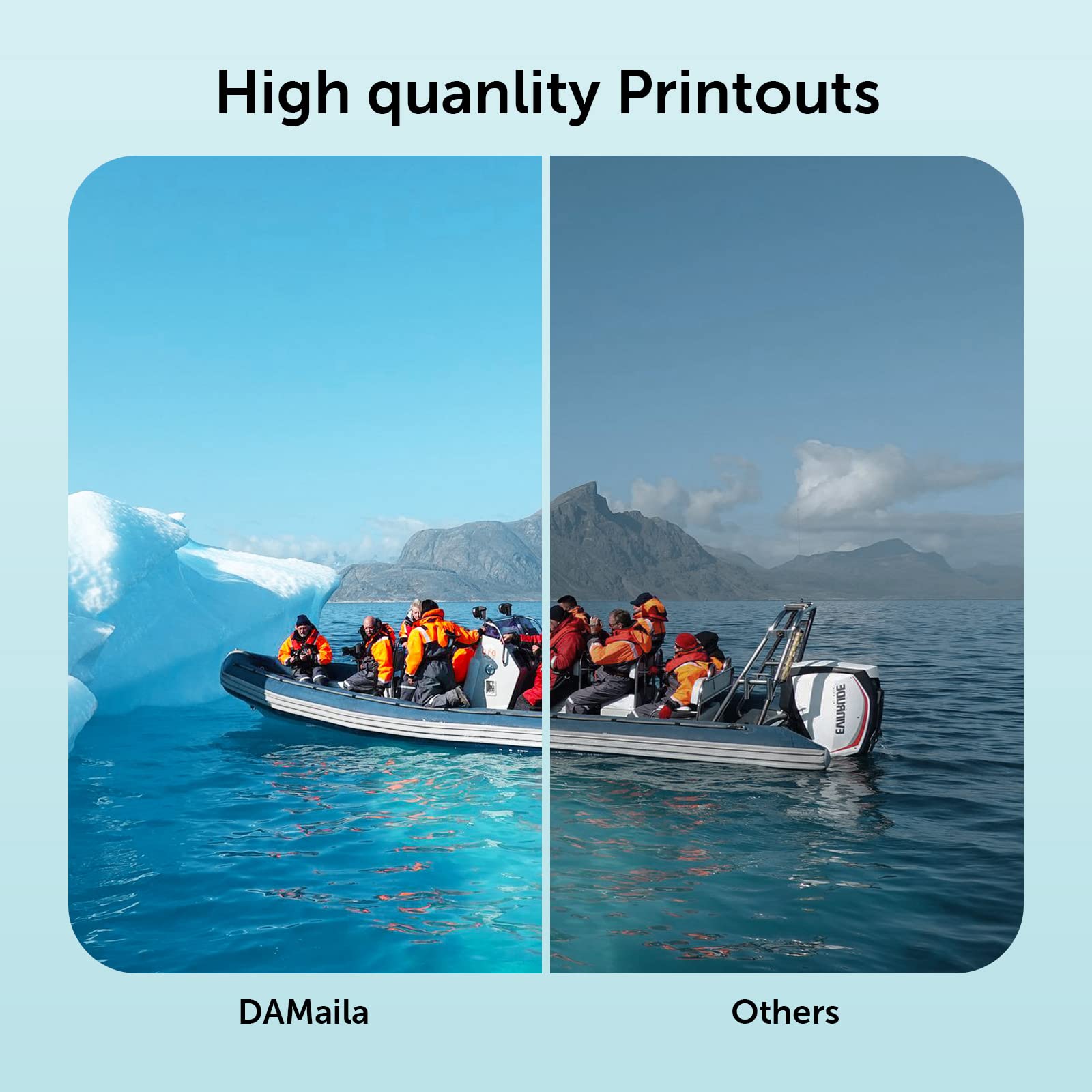 DAMaila Compatible Ink Cartridge Replacement for HP 950XL 951XL Combo Work for HP OfficeJet Pro 8600 8610 8620 8100 8630 8660 8640 8615 8625 276DW 251DW Printer (1 Black, 1 Cyan, 1 Magenta, 1 Yellow)