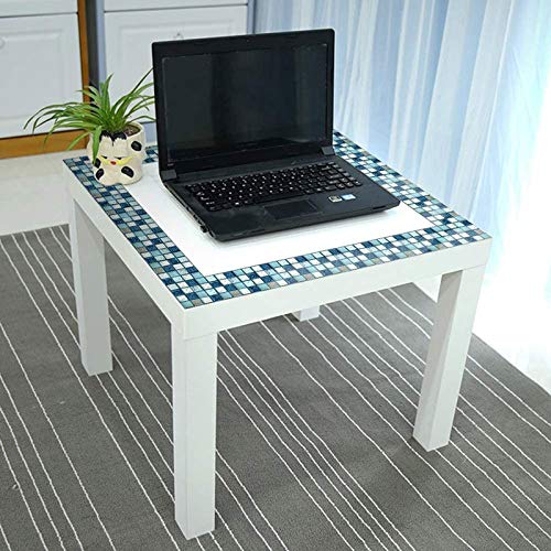 60 PCS Mosaic Wall Tile Stickers, DIY Self Adhesive Waterproof Sticky Wallpaper, Kitchen Bathroom Tile Wall Art Decals Home Decoration 10 x 10 cm (008)