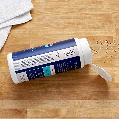Rocco & Roxie Litter Box Odor Eliminator – Best Natural Urine Deodorizer for Cat Litter Boxes – You Won’t Need to Change The Cat Litter as Often – Fresh Scent – Safe for Kitty (12 oz Bottle)