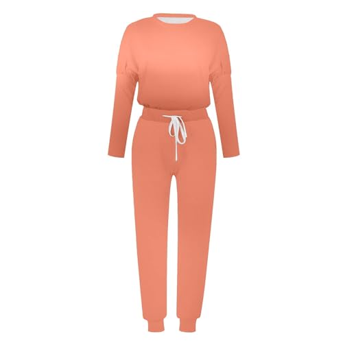 Denim Set Womens Sweatsuits 2 Piece Set Sport Outfits Sets Womens Leather Jackets Two Piece Jogger Sets for Women Two Piece Set Crop top Wide Leg Pants Sweatshirts Jogger Pant Active Tracksuit