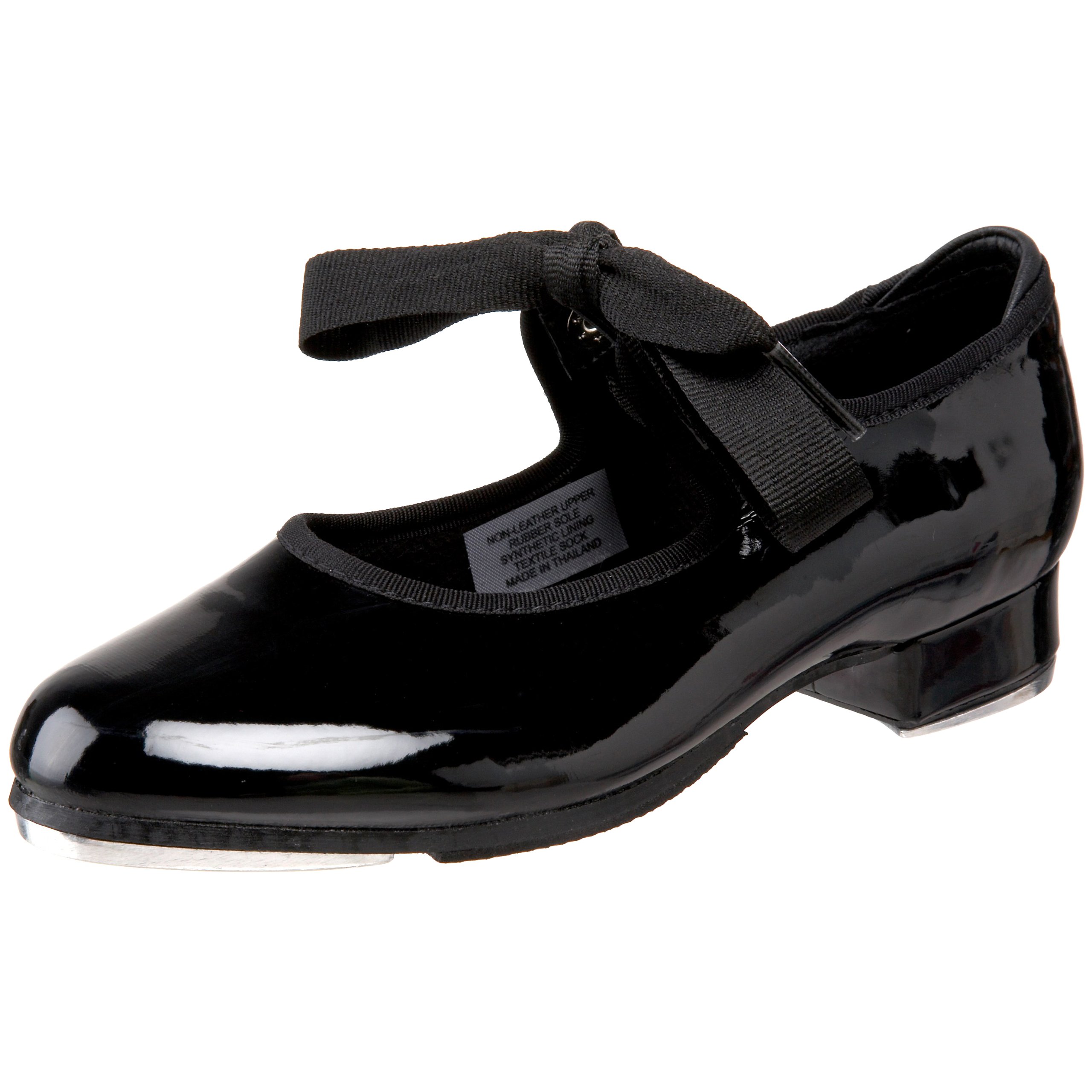 Bloch girls Bloch Girl's Annie Tyette Tap dance shoes, Black Patent, 11 Medium US