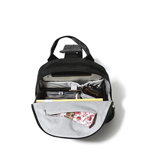 Baggallini Naples Convertible Small Daypack Sling Crossbody, Sterling Shimmer