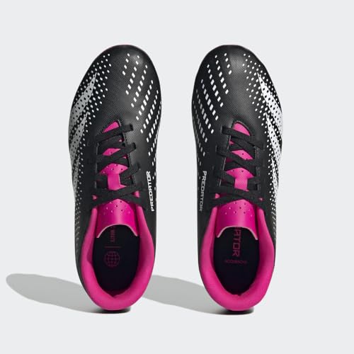 adidas Predator Match Unisex-Child Shin Guards Accuracy.4 Flexible Ground Black/White/Team Shock Pink 2