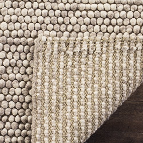 SAFAVIEH Natura Collection 8' x 10' Beige NAT620B Handmade Premium Wool Area Rug