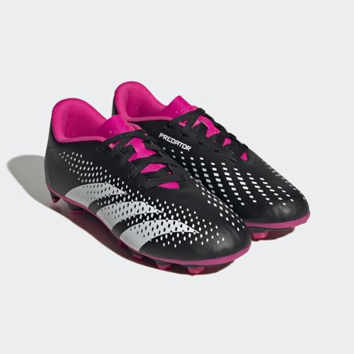 adidas Predator Match Unisex-Child Shin Guards Accuracy.4 Flexible Ground Black/White/Team Shock Pink 2