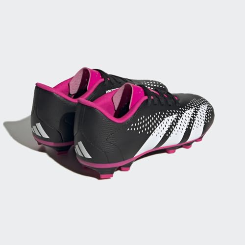 adidas Predator Match Unisex-Child Shin Guards Accuracy.4 Flexible Ground Black/White/Team Shock Pink 2