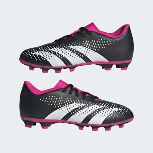 adidas Predator Match Unisex-Child Shin Guards Accuracy.4 Flexible Ground Black/White/Team Shock Pink 2