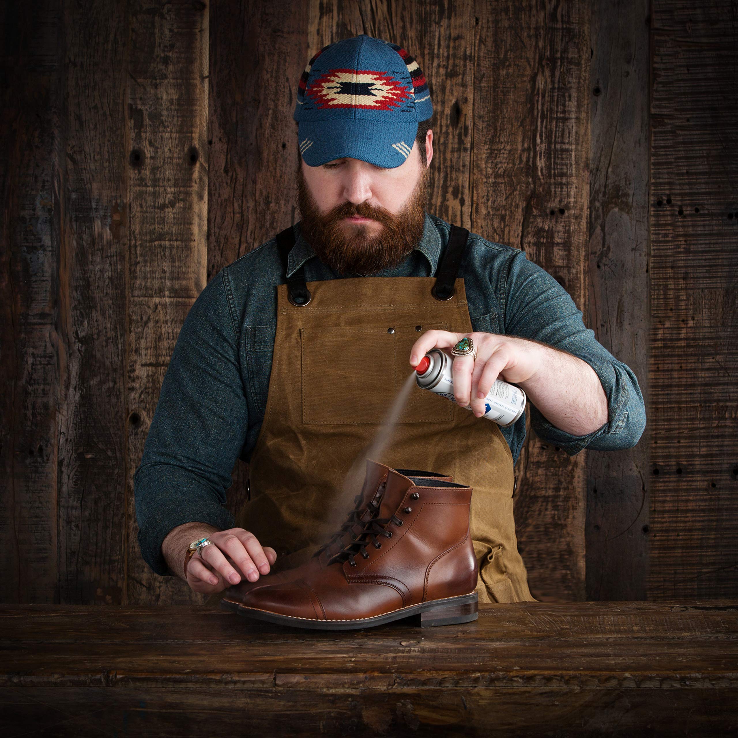 Cobbler's Choice Water and Stain Repellent Spray - Waterproofs & Protects Leather, Suede, and Fabric from the elements!