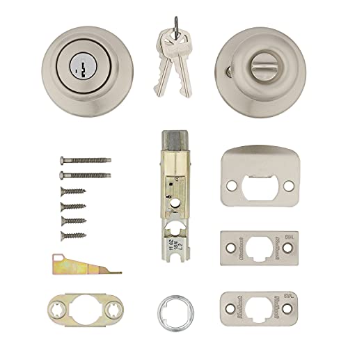 Kwikset 94002-852 Tylo Keyed Entry Knob with Smartkey Security In Satin Nickel