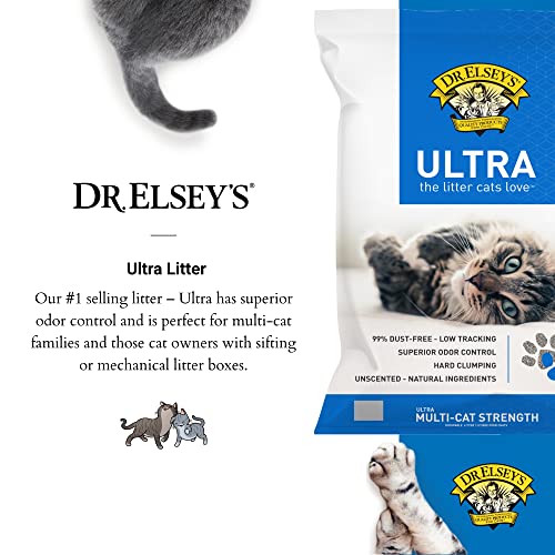 Dr. Elsey's Precious Cat Ultra Cat Litter, 18 pound bag