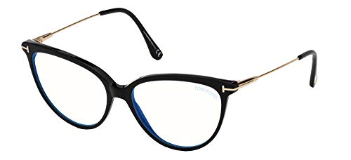 Tom Ford FT 5688-B BLUE BLOCK Shiny Black 55/15/140 women Eyewear Frame