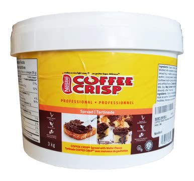 Nestle Professional Coffee Crisp Chocolate Spread, 3kg/6.5 lbs, Imported from Canada)