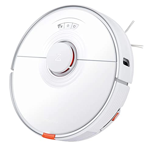 roborock S7 Robot Vacuum and Mop Cleaner with Sonic Mopping, Strong 2500PA Suction, Multi-Level Mapping, Plus App and Voice Control(White) (Renewed)