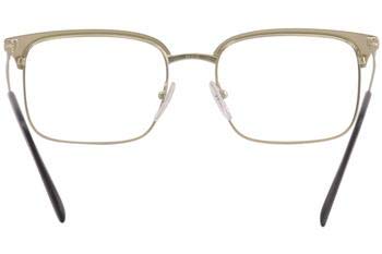 Prada PR 55VV Men's Eyeglasses Matte Pale Gold/Black 55