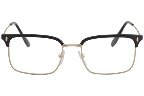 Prada PR 55VV Men's Eyeglasses Matte Pale Gold/Black 55