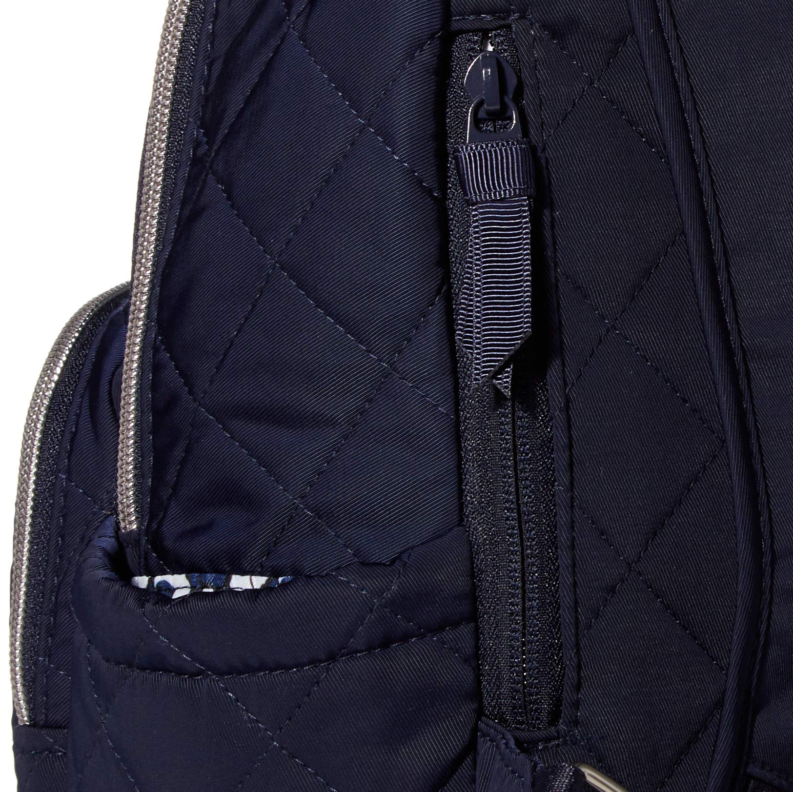 Vera Bradley Women's, Performance Twill Small Backpack, Classic Navy, One Size