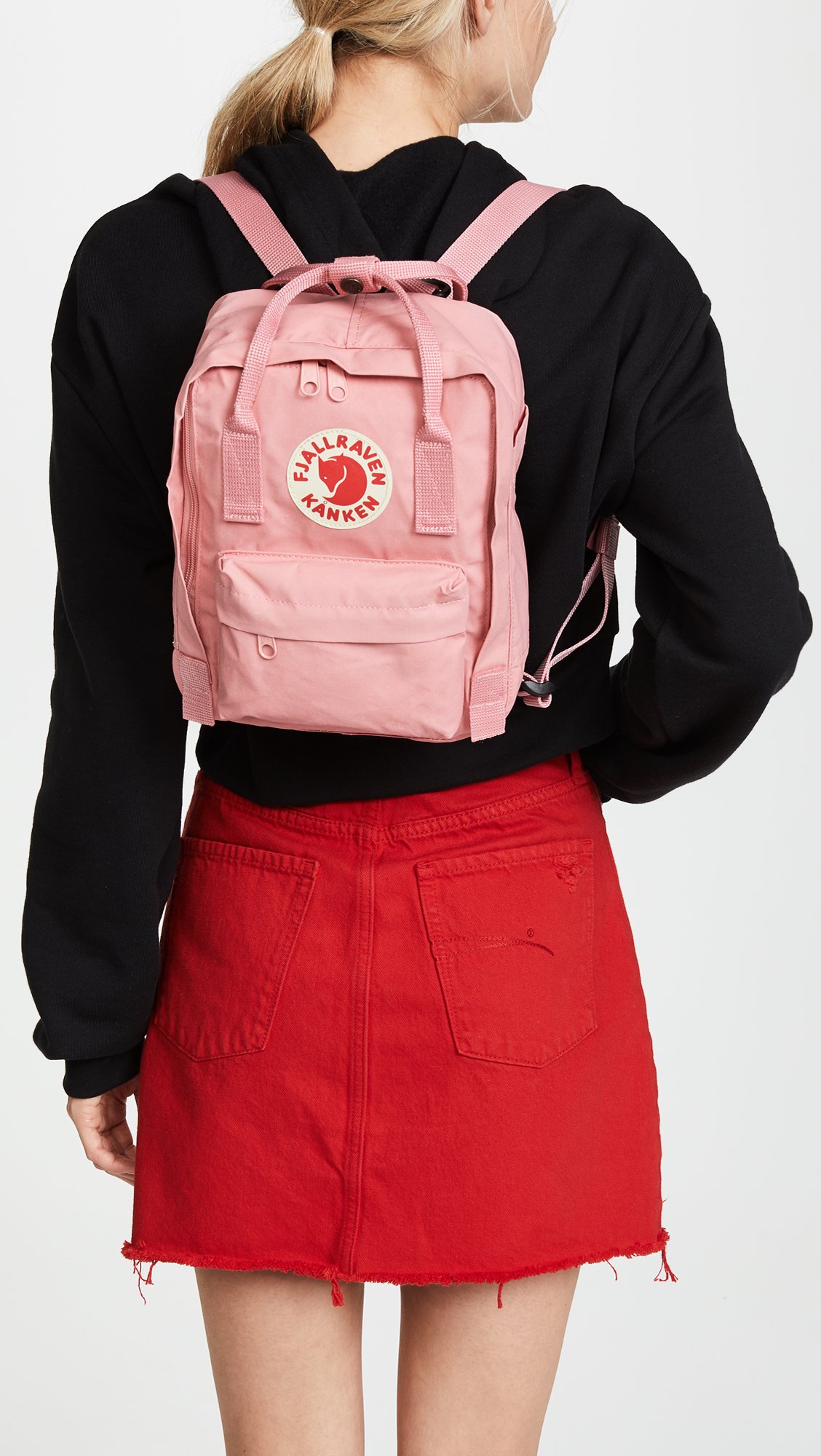 Fjallraven Women's Kanken Mini Backpack, Pink, One Size